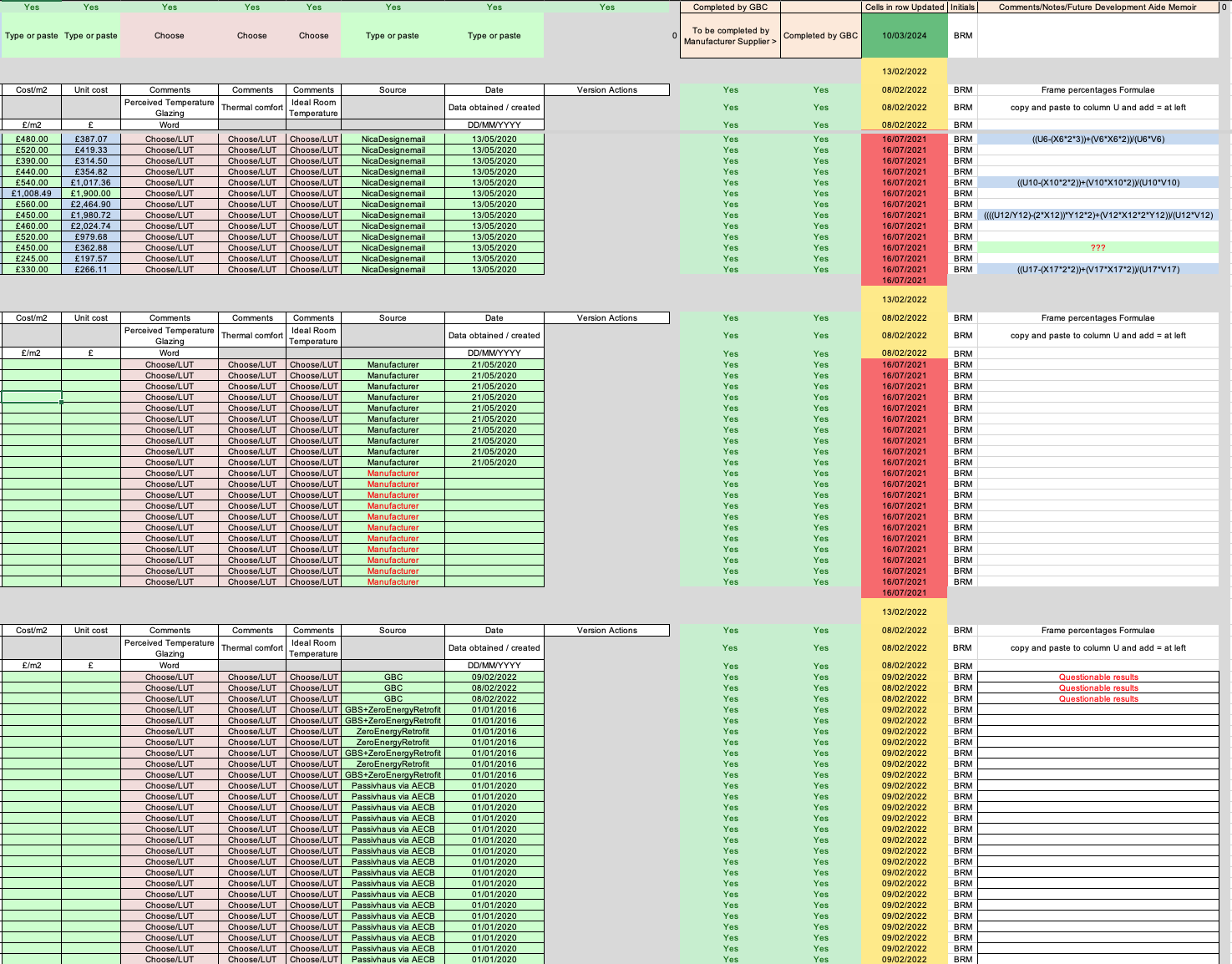 Green Glazing Calculator GGC - Green Building Calculator
